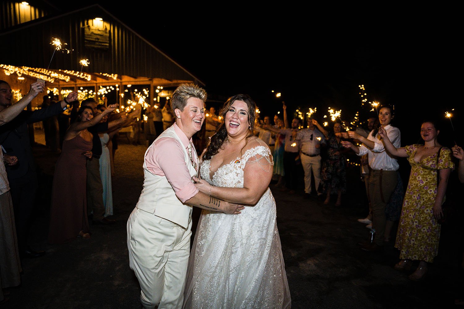 A Wedding at the Pavilion at Black Water Junction in August